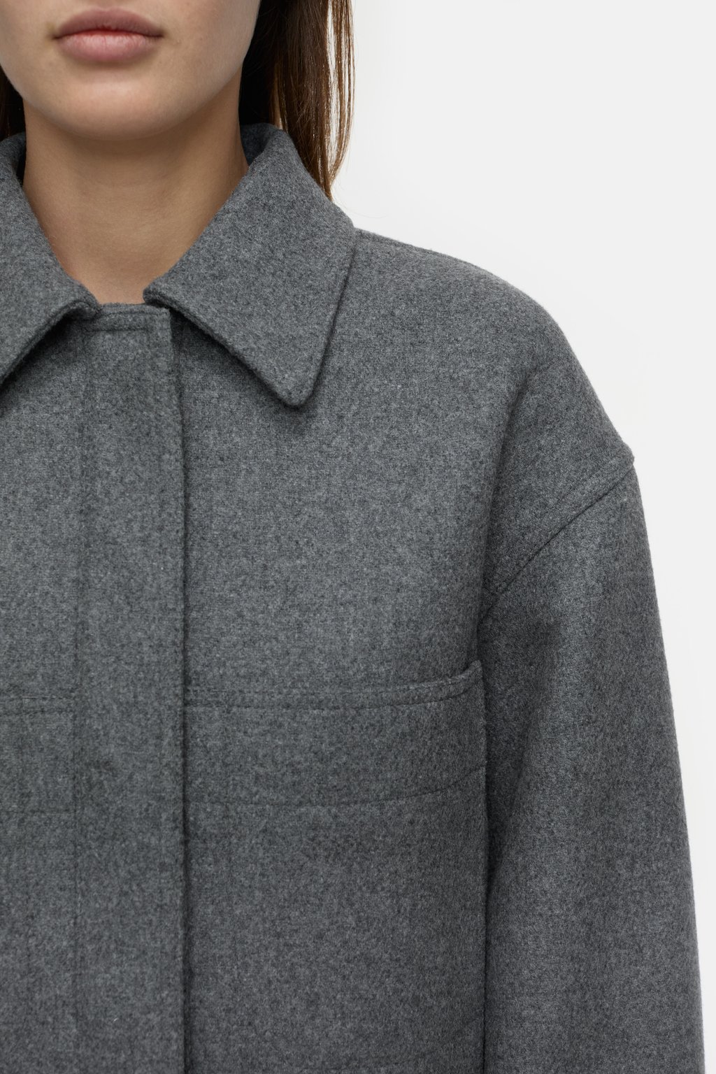 Short jacket in wool mix | Closed Short jacket in wool mix | Closed