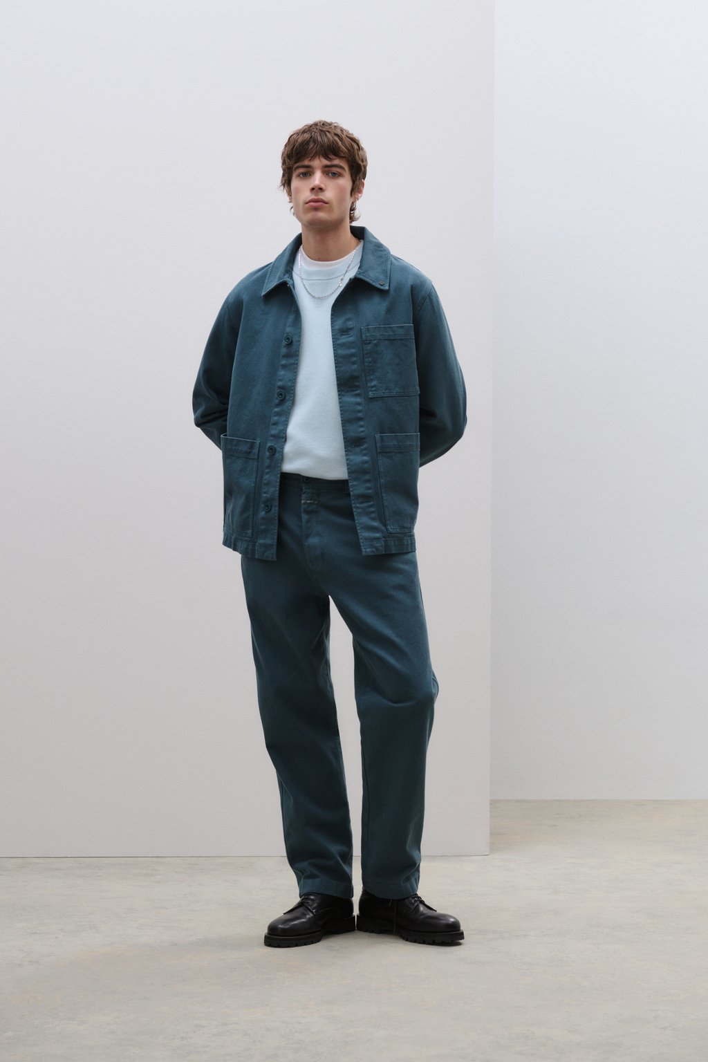 Worker jacket made of cotton | Closed Worker jacket made of cotton | Closed